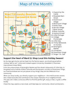 Ward 11 Map of the Month – Holiday Shop Local – TABIA